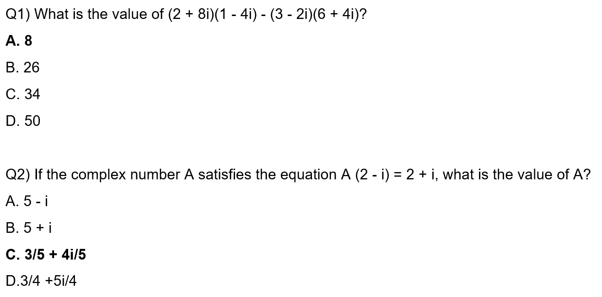 SAT – Complex Number