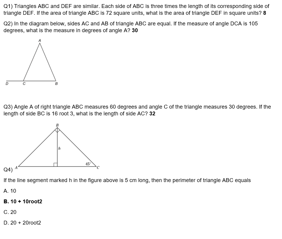 SAT-Triangles