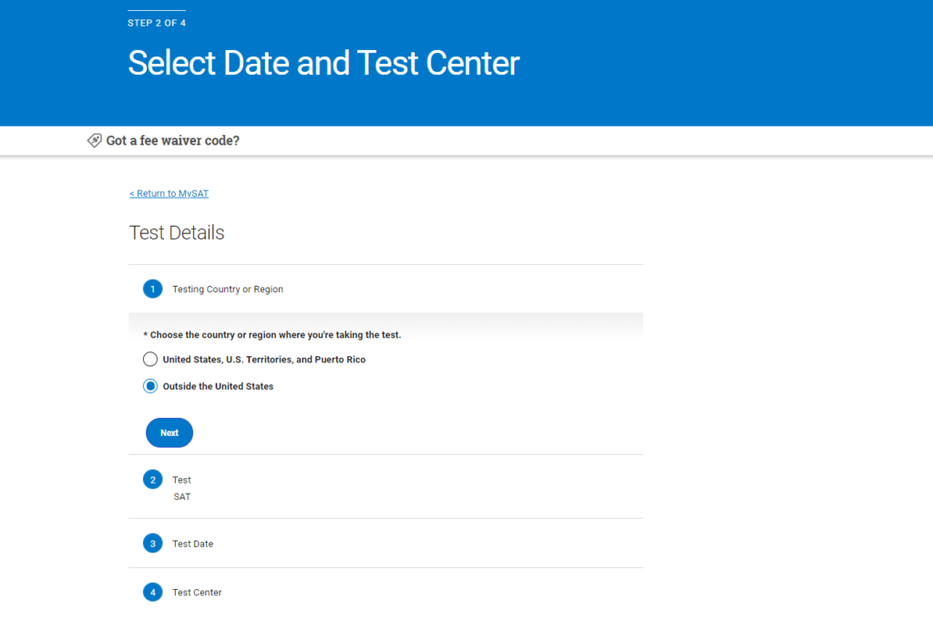 How To Register For SAT ( For Students Outside US)
